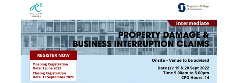 "PROPERTY DAMAGE & BUSINESS INTERRUPTION CLAIMS" on 19 & 20 September ...