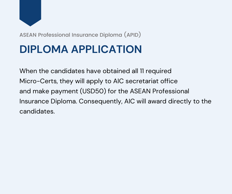(APID) ASEAN Professional Insurance Diploma - TII สถาบันประกันภัยไทย